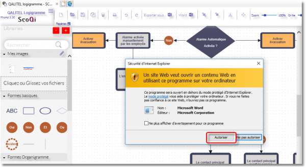logigramme Word, logigramme Excel, logigramme powerpoint - QALITEL